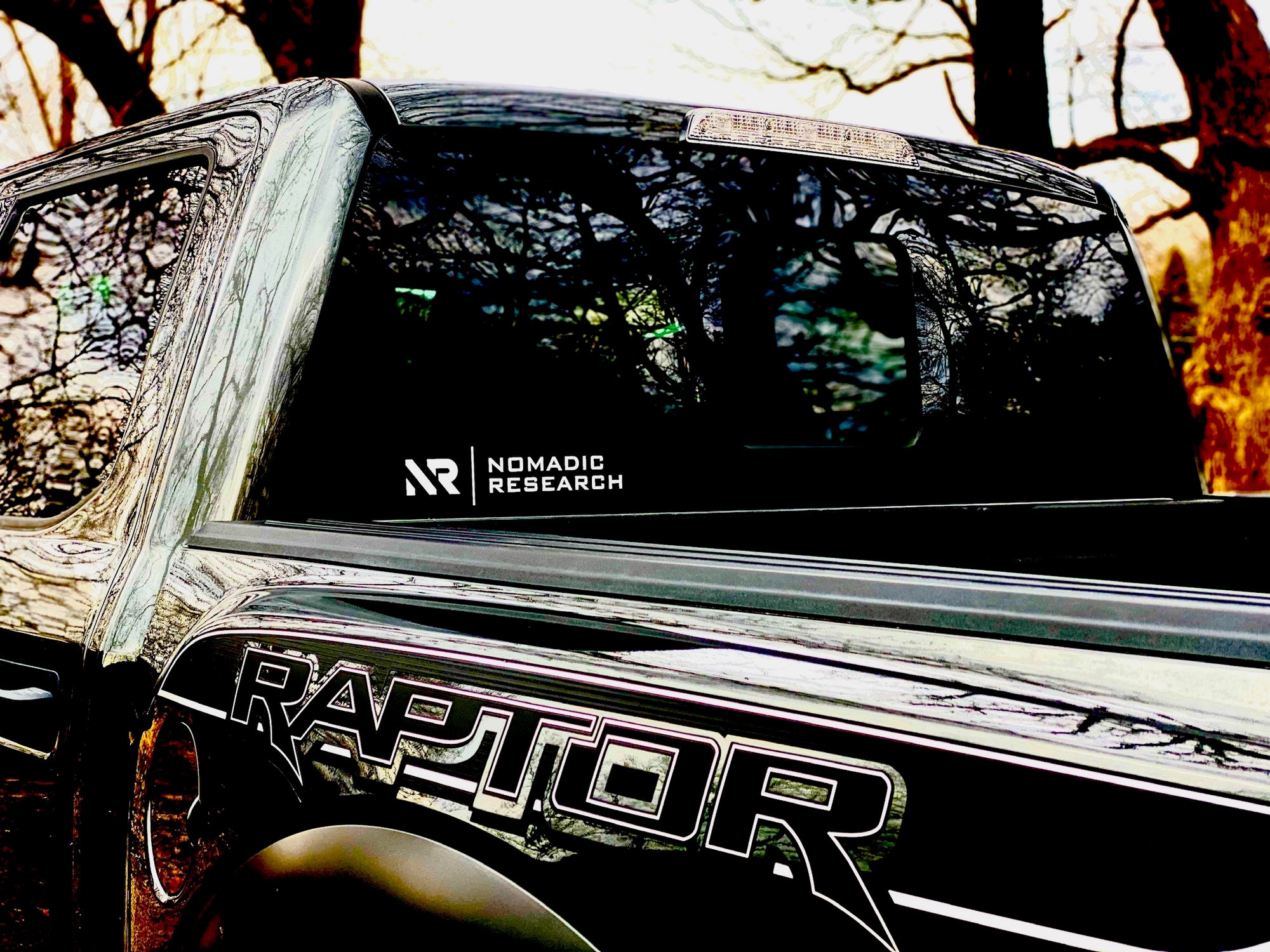 NR Nomadic Research / Die Cut Sticker